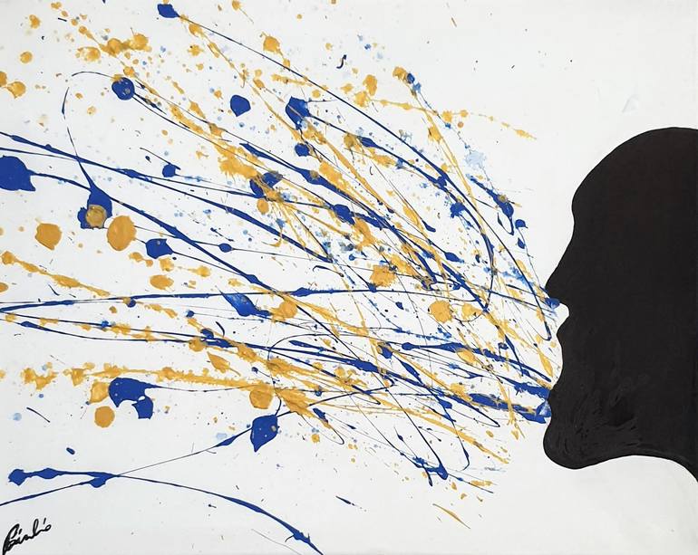 Colors of the Scream Drawing by Rinaldo Basso | Saatchi Art