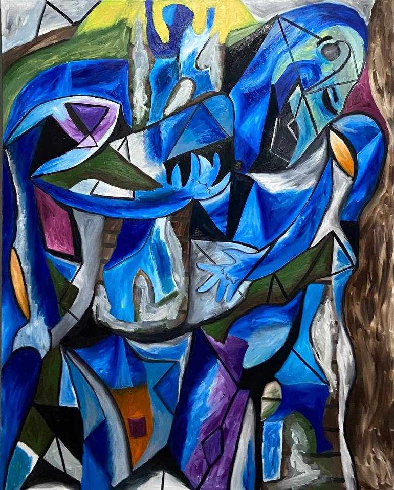 Jacob's Ladder Painting by Jacob Thickening | Saatchi Art