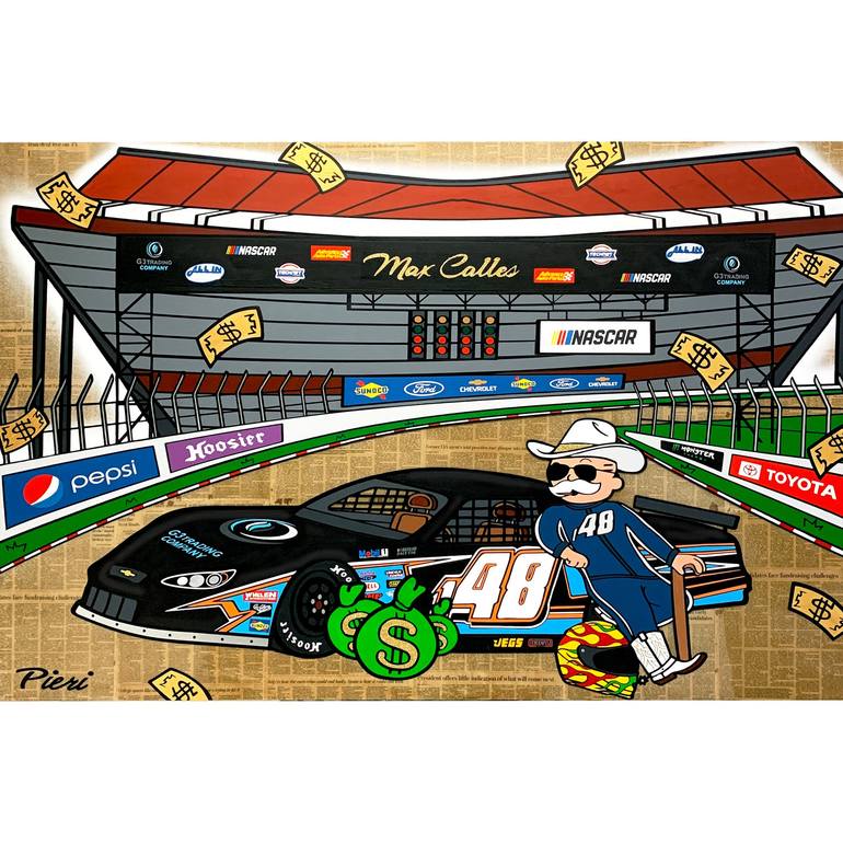 Max Calles Edition by Pieri Painting by Pieri Gallery | Saatchi Art