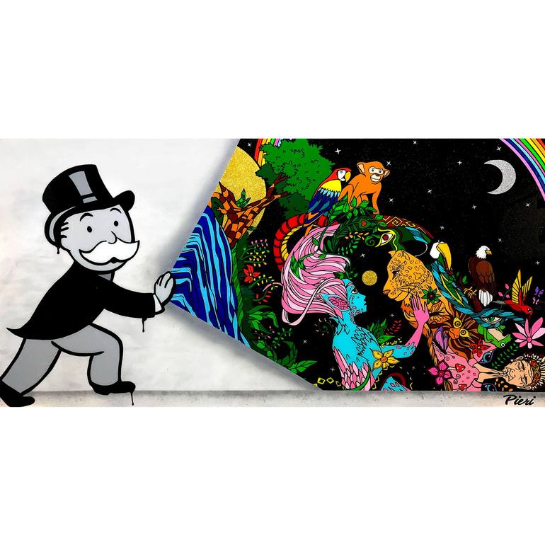 Monopoly Psychedelic Edition by Pieri Painting by Pieri Gallery ...