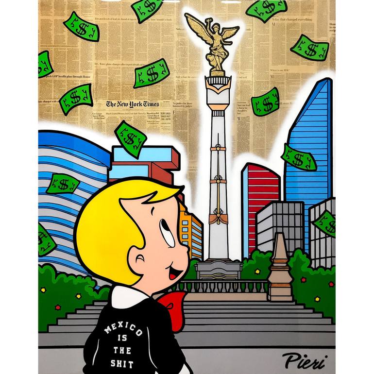 Richie Rich takes CDMX Edition by Pieri Painting by Pieri Gallery ...