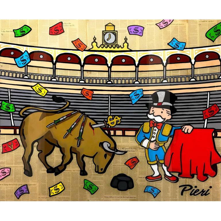 Monopoly Bullfighter Edition by Pieri Painting by Pieri Gallery ...