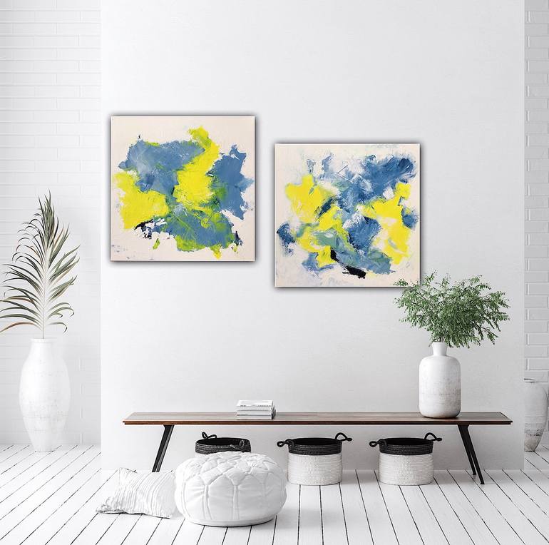 Duo Sunshine | and || Painting by Susanna Schorr | Saatchi Art