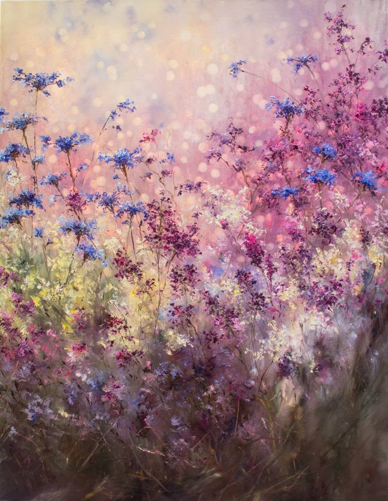 Flower rhapsody Painting by Nati Artist | Saatchi Art