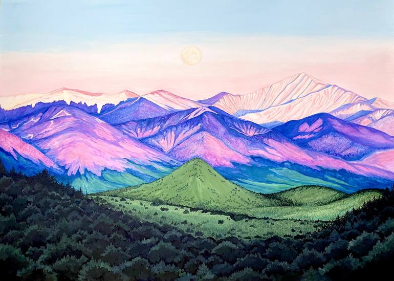 In the Valley Painting by Lilly Carr | Saatchi Art