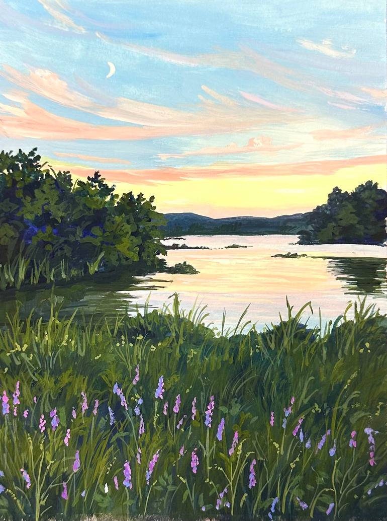 Starved Rock Painting by Lilly Carr | Saatchi Art