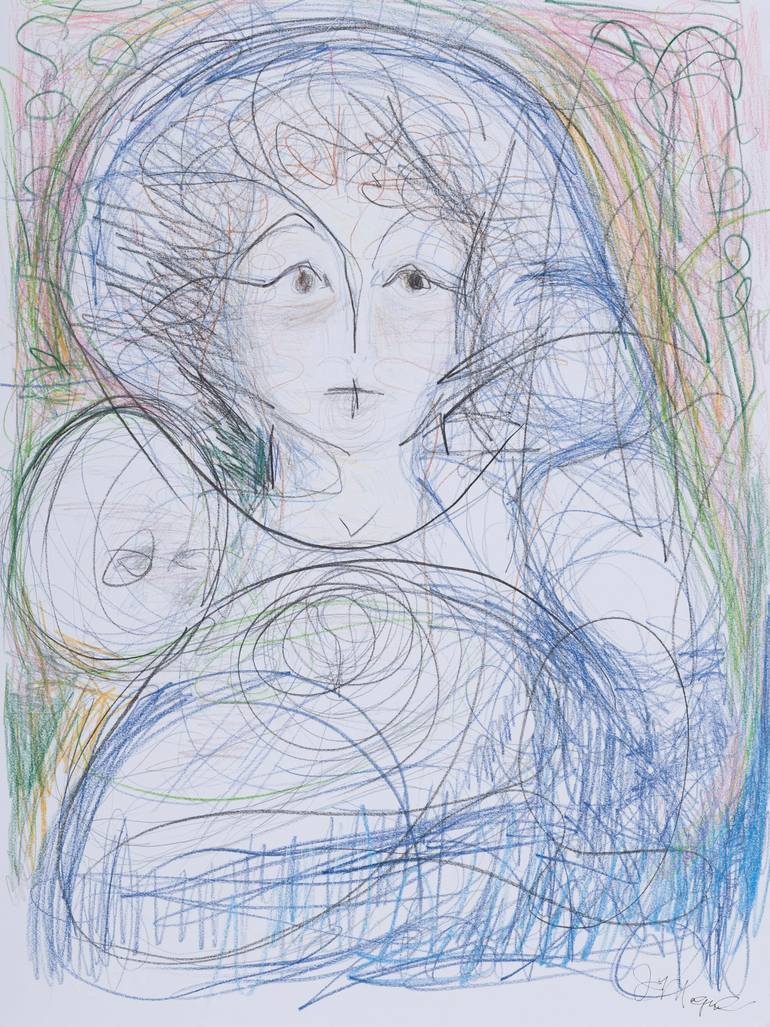 Oneness Drawing by Jeanne Maguire | Saatchi Art