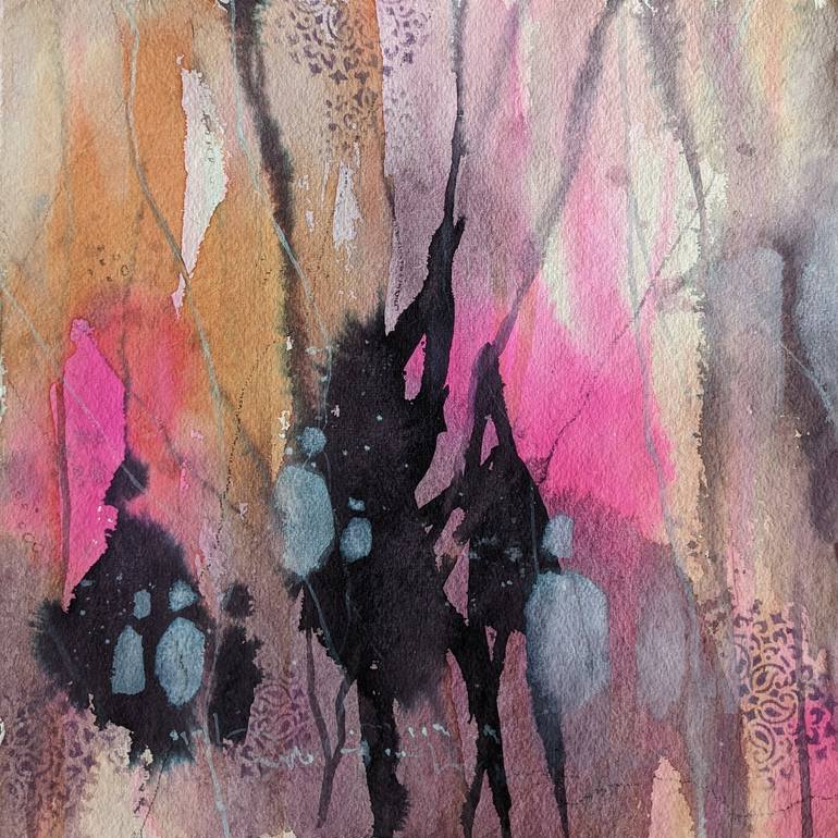 Happiness inside me Painting by Mansi Saxena | Saatchi Art