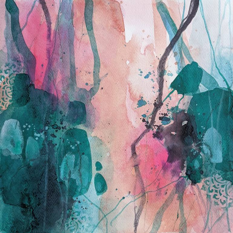 From the Crowd Painting by Mansi Saxena | Saatchi Art