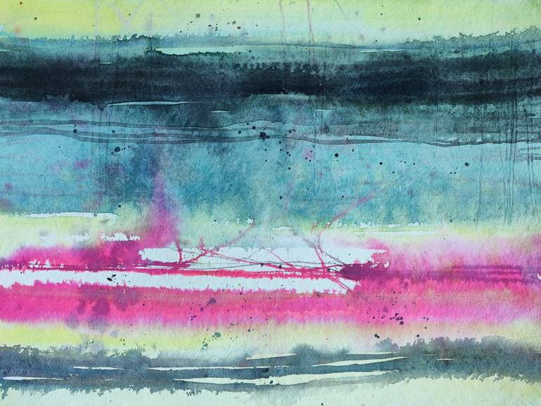 Live Easy Painting by Mansi Saxena | Saatchi Art