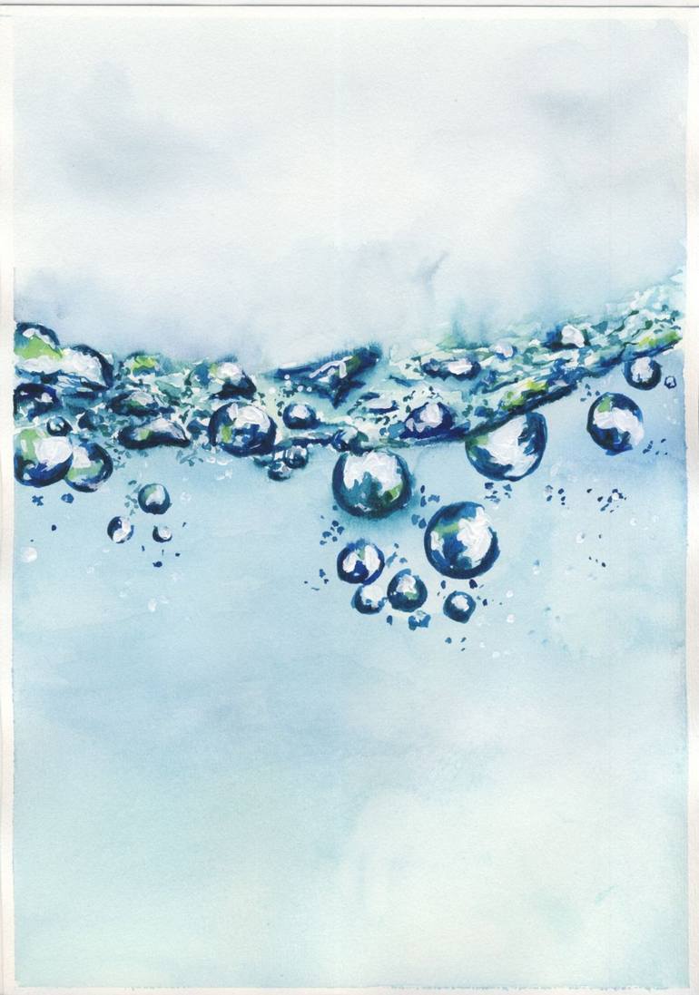 WATER TRANSPARENCY Painting by Serhii Mytrofanov | Saatchi Art