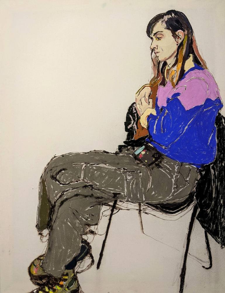 Hana Painting by Morag Caister | Saatchi Art