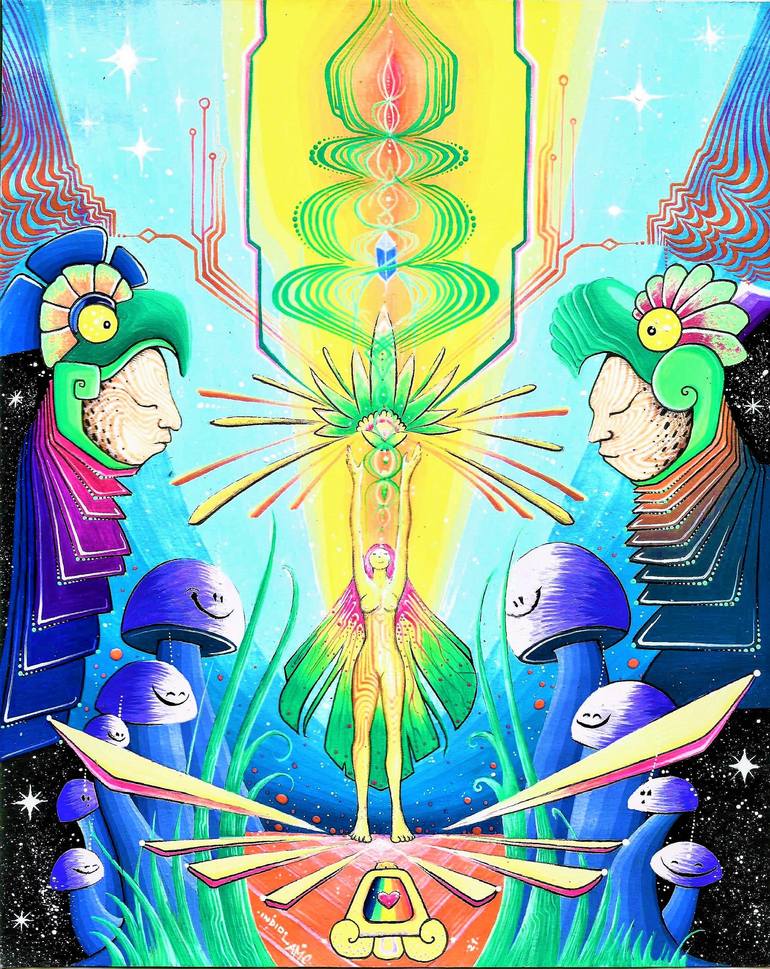 Radiate Drawing by Andres Indio | Saatchi Art