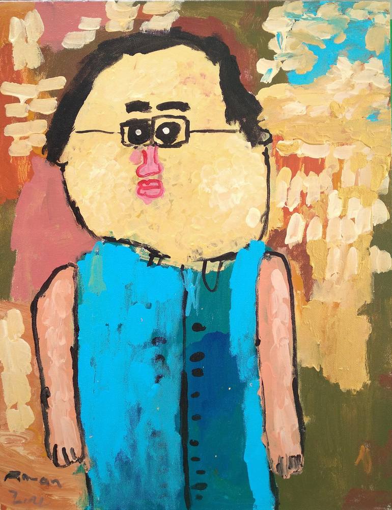 My teacher Painting by Ian Theodore Pantoro | Saatchi Art