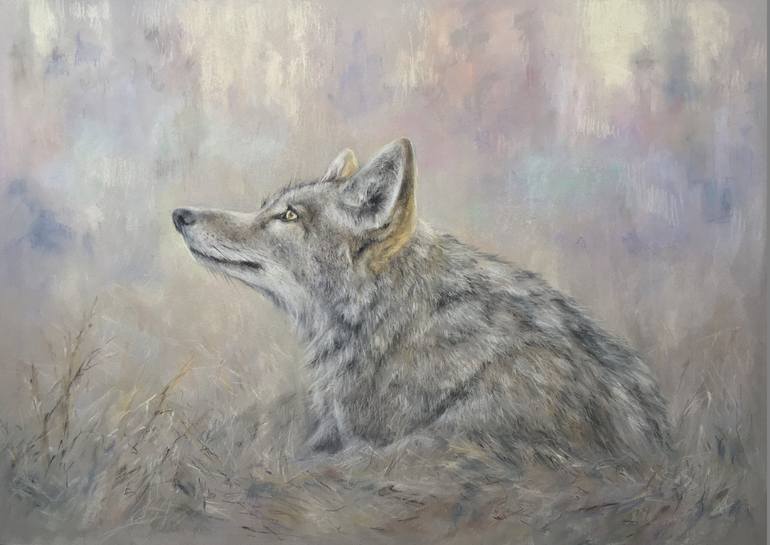 Wolf dreams Drawing by Juan Pastor De La Puente | Saatchi Art