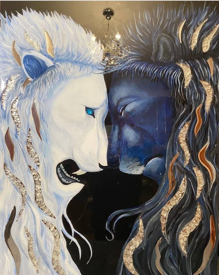 Lion Heart Drawing by Дарья Шипелева | Saatchi Art