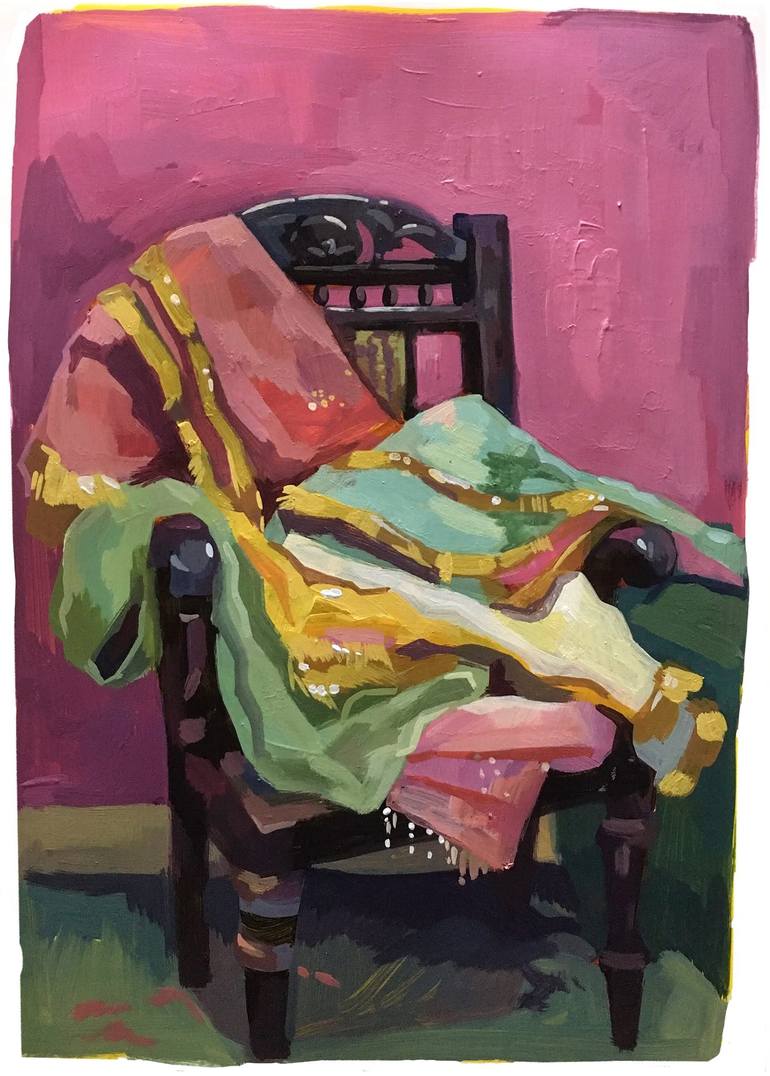 The chair Painting by Auntora azad | Saatchi Art