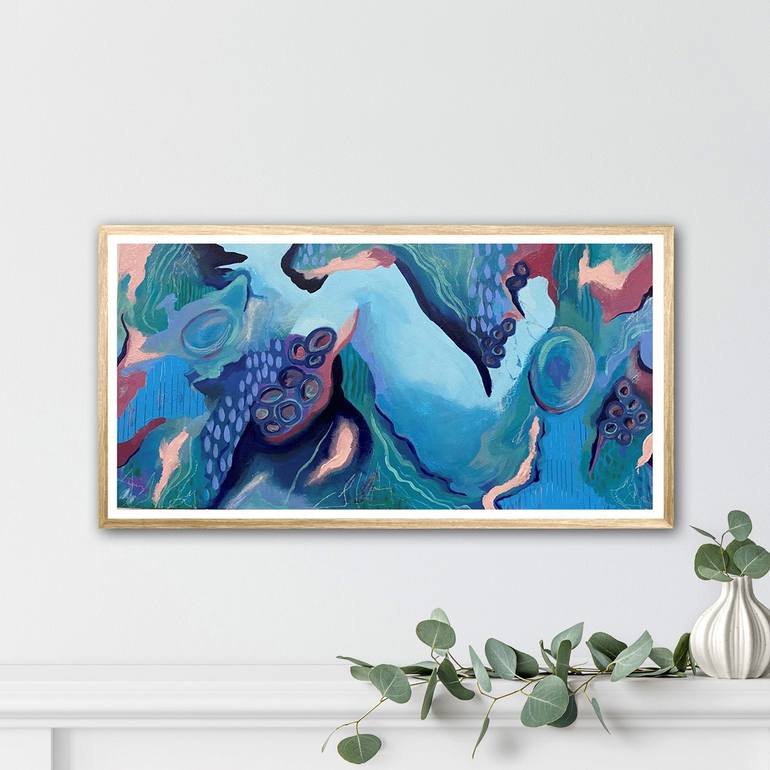 Mini Oasis - Original Art by Helen Joy Newman Painting by Helen Joy ...