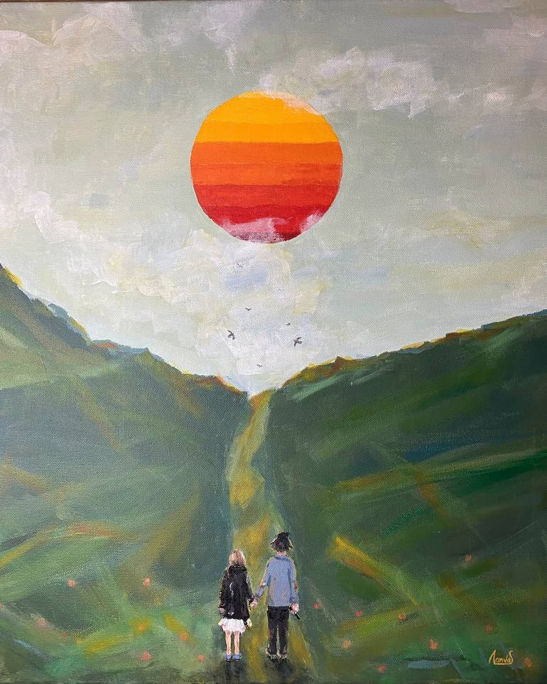 New beginnings Painting by Alena Lanvas | Saatchi Art