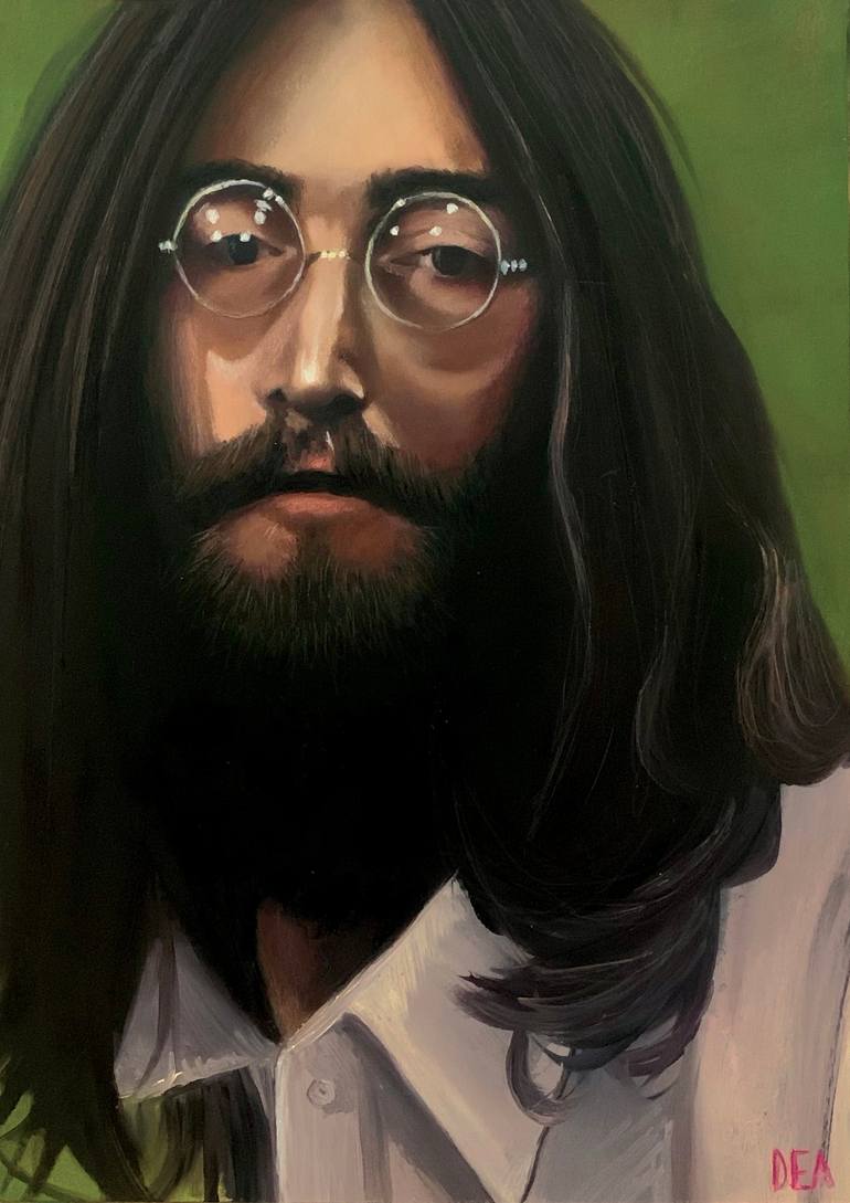 John Lennon by Daisy Elizabeth Arkwright Painting by Daisy Elizabeth ...