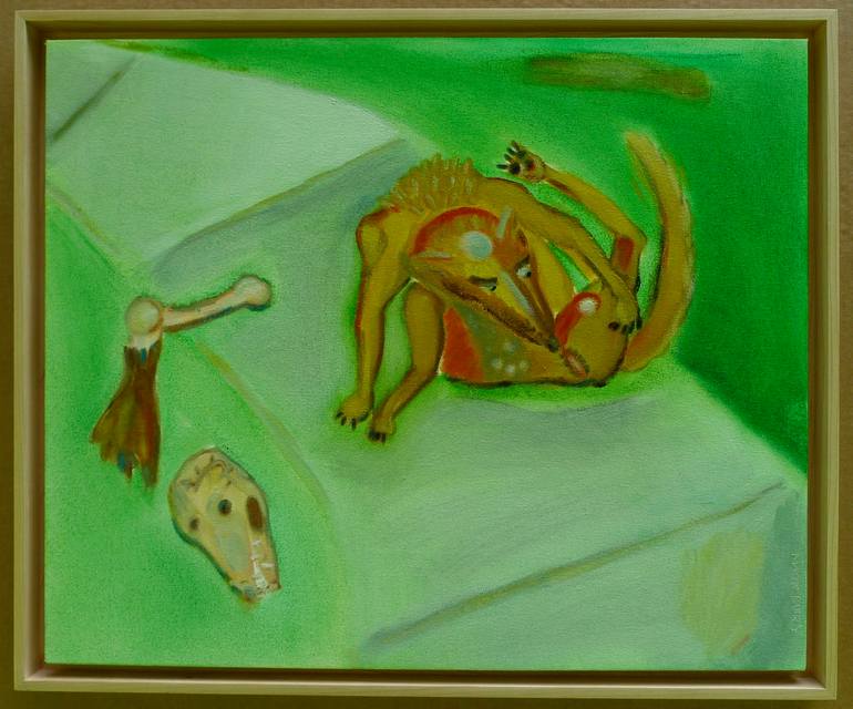 Scavenger's Repose Painting by Mark Barry | Saatchi Art