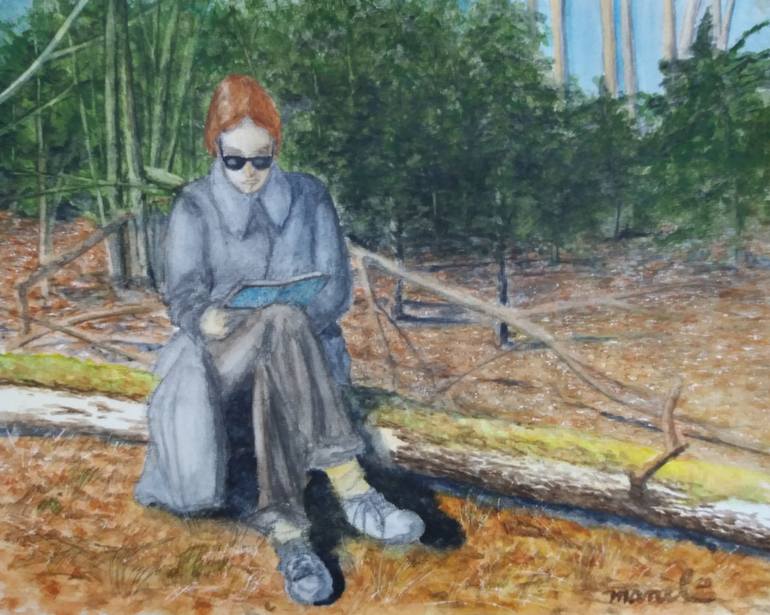 Maria im Walde Painting by Marcel Bader | Saatchi Art