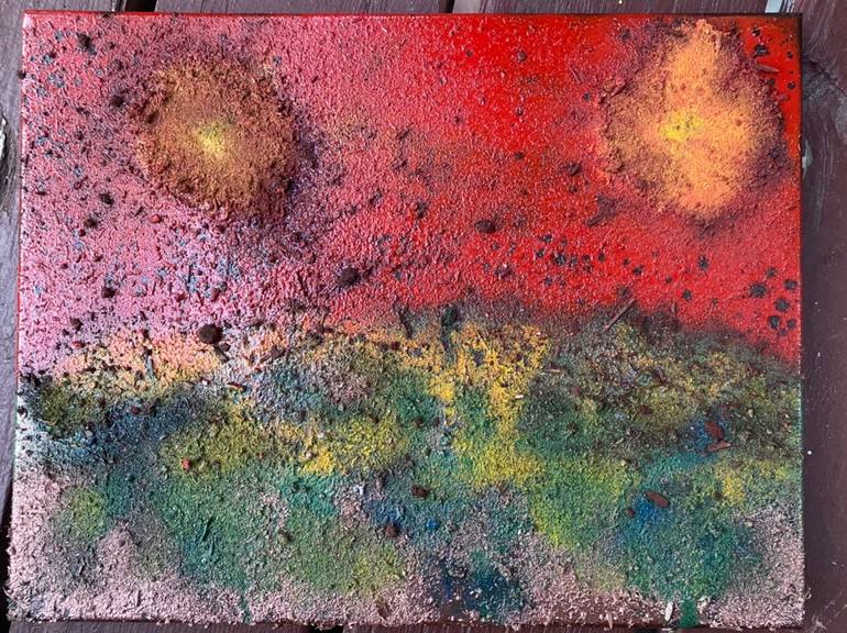 2 Suns? Painting by James Grabowski | Saatchi Art