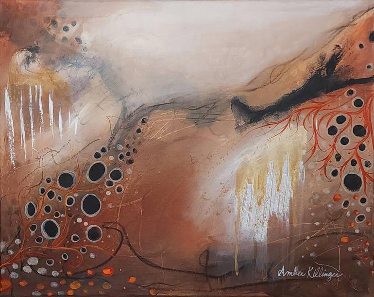 The Earth Is Alive Painting by Amber Killinger | Saatchi Art
