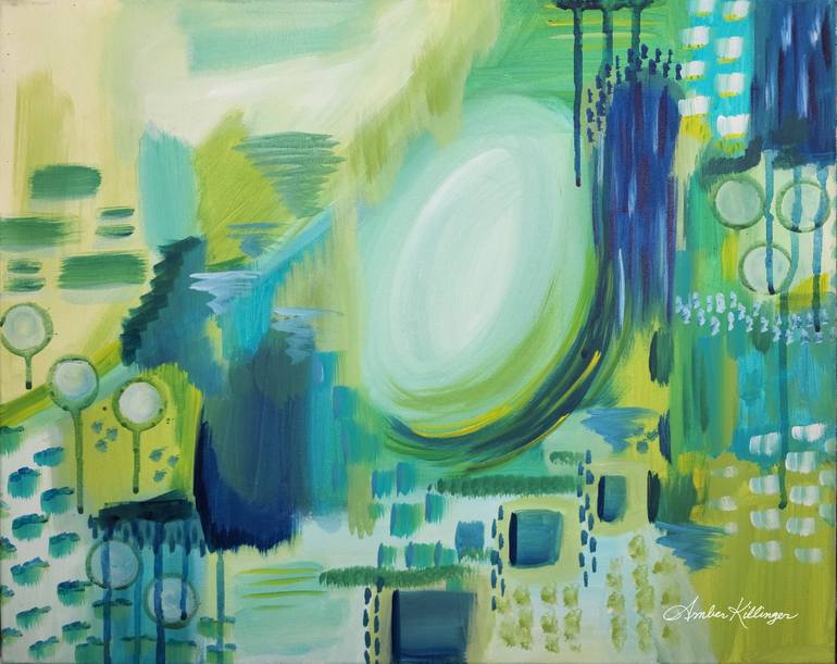 City Life 2 Painting by Amber Killinger | Saatchi Art