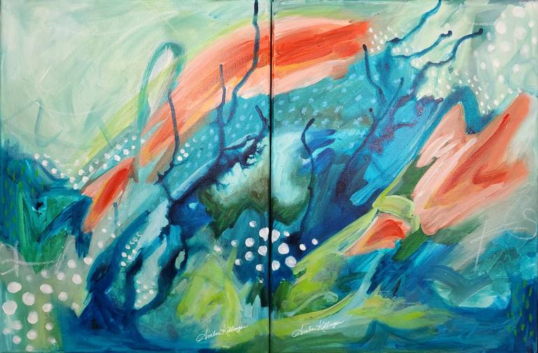 Flame The Fire 2 Painting by Amber Killinger | Saatchi Art