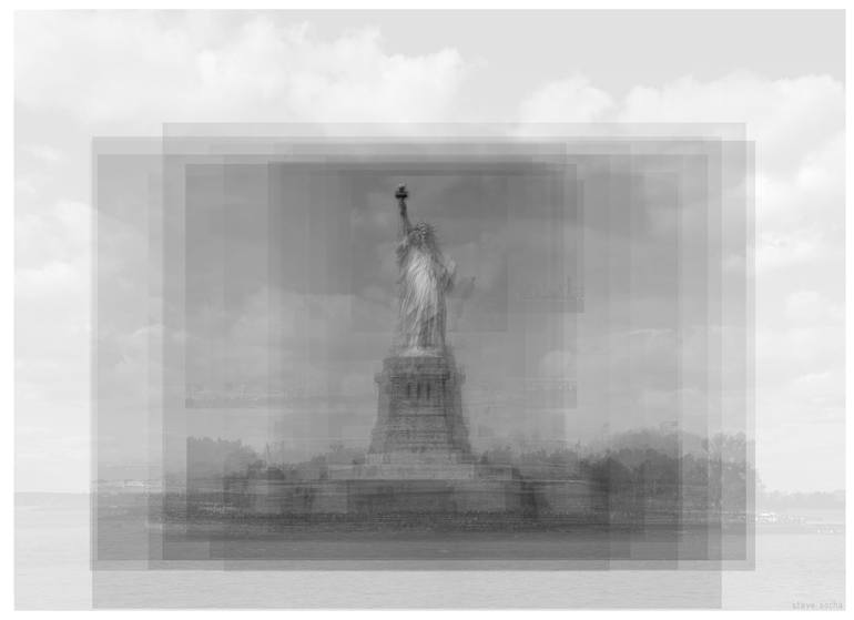 Statue of Liberty Overlay Photography by Steve Socha | Saatchi Art