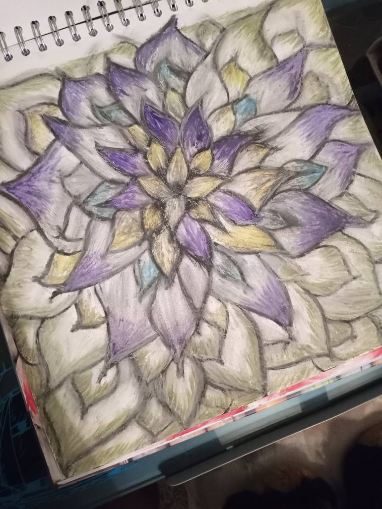 Flower Dissection Drawing by Letitia Morrison | Saatchi Art