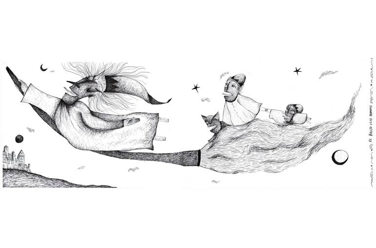 El Brujo Drawing by Ignacio Andrés Juan | Saatchi Art