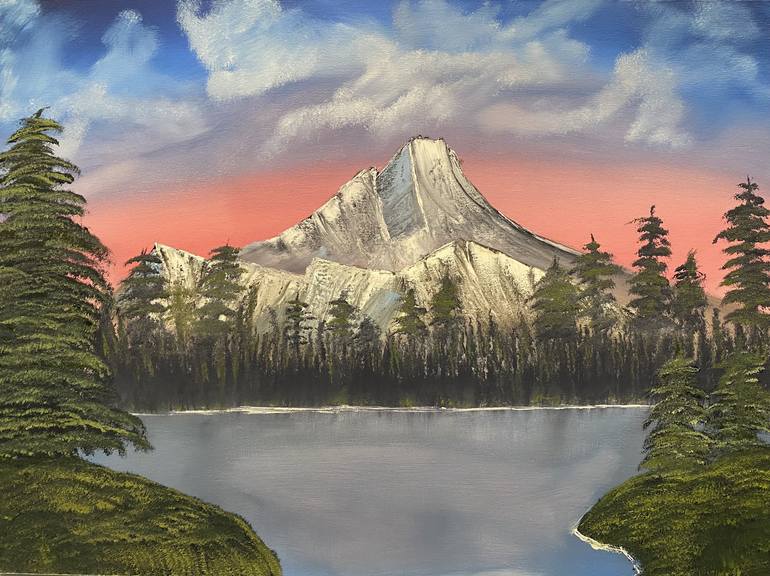 Cartoon Paradise Escape Painting by Hafez Feili | Saatchi Art