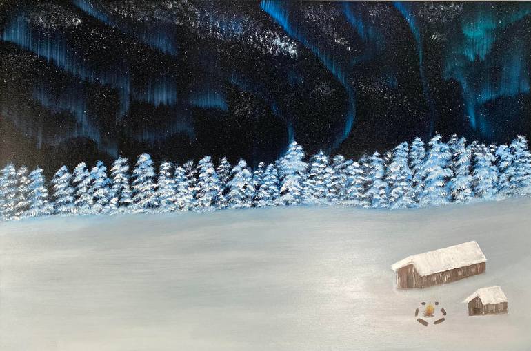 Stories of the Lights. Painting by Hafez Feili | Saatchi Art