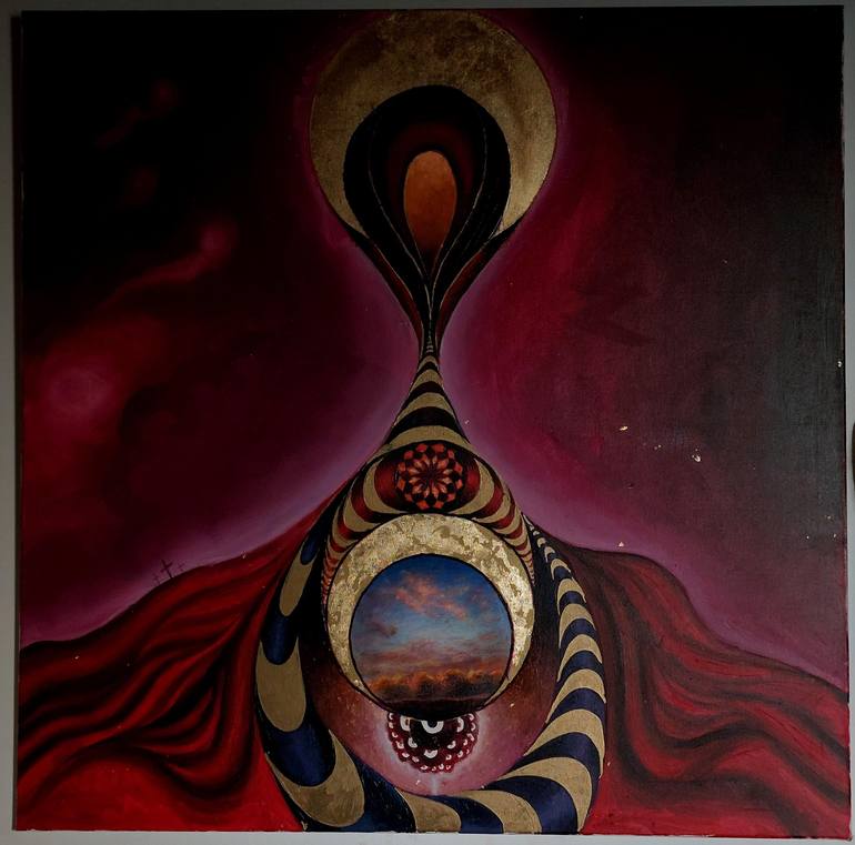 Virgin Mary Painting by Lefteris Economou | Saatchi Art