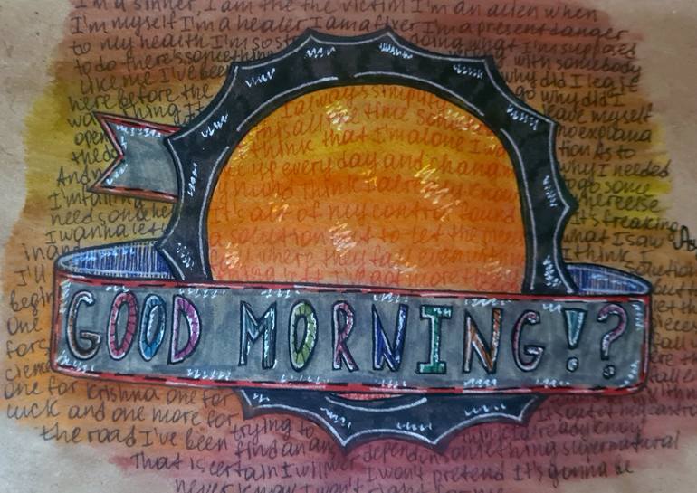 Good morning? Drawing by Anastasiia Kozlova | Saatchi Art