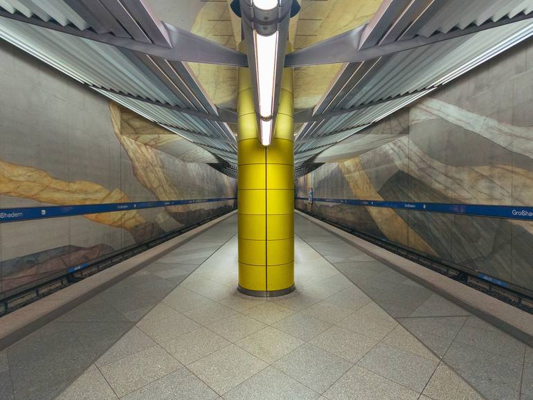 Großhadern U-Bahn-Station, München 2016 Photography by Ciprian Olaru | Saatchi Art