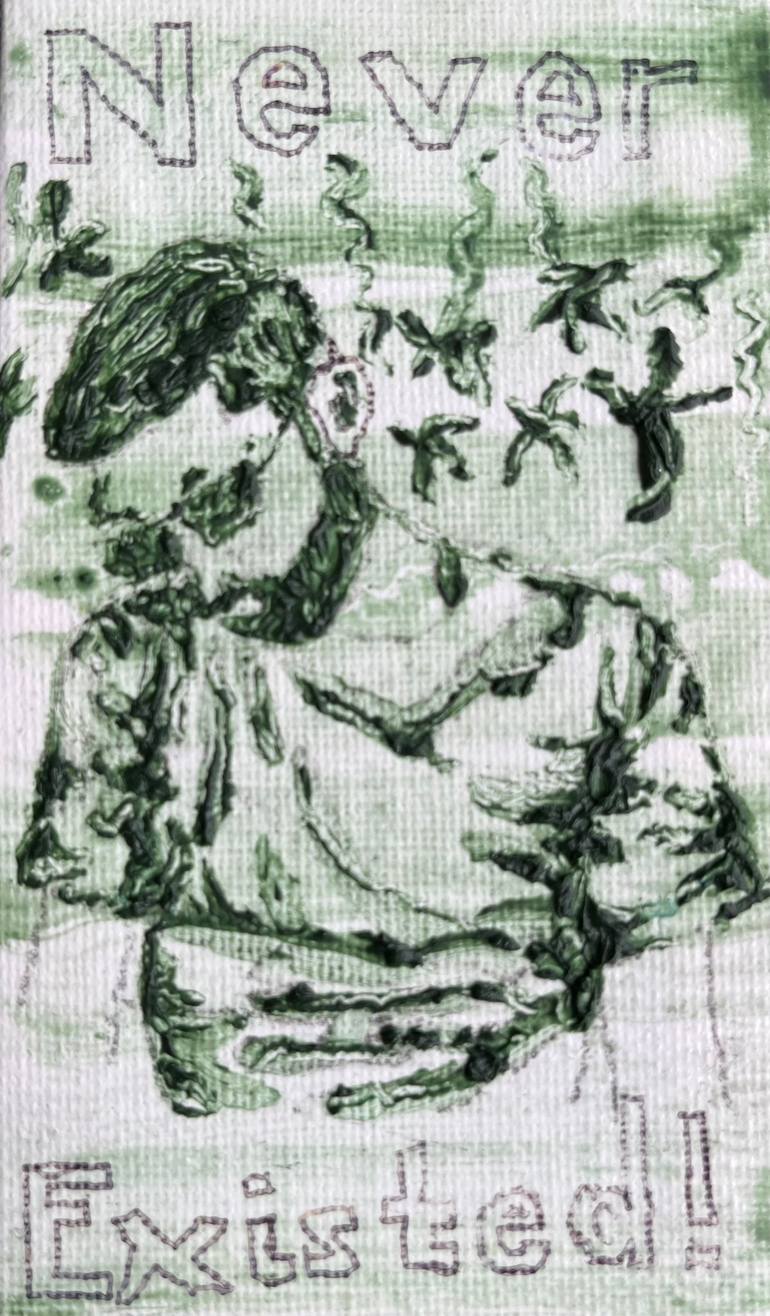 Never Existed! Miniature #2 Painting by Lawrence Richard Rutherford Iii ...