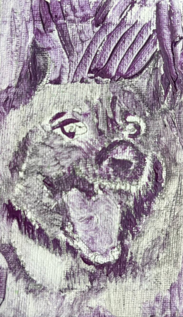 Master Growly Painting by Lawrence Richard Rutherford III | Saatchi Art