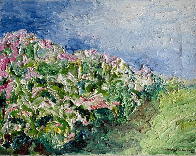 oil on linen, garden series 1995, 18x 14 Painting by Christine Bohrer ...