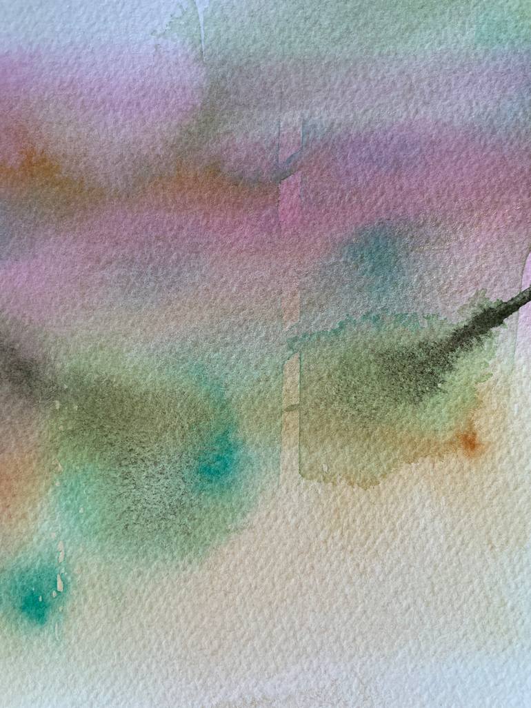abstract watercolor on paper Painting by christine bohrer | Saatchi Art
