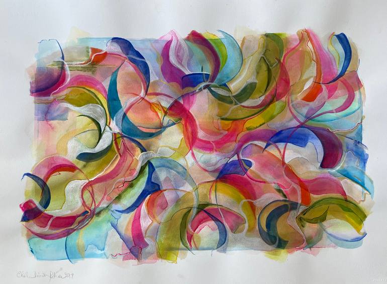 abstract watercolor Painting by christine bohrer | Saatchi Art