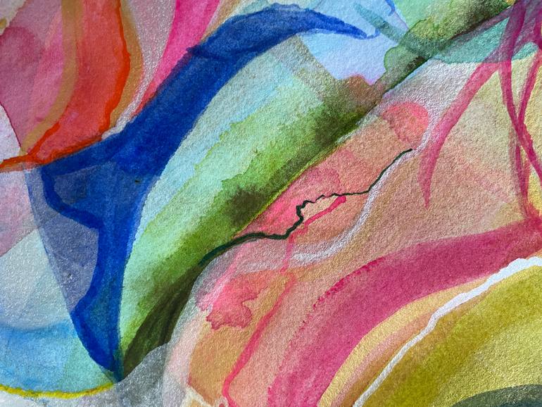 abstract watercolor Painting by christine bohrer | Saatchi Art