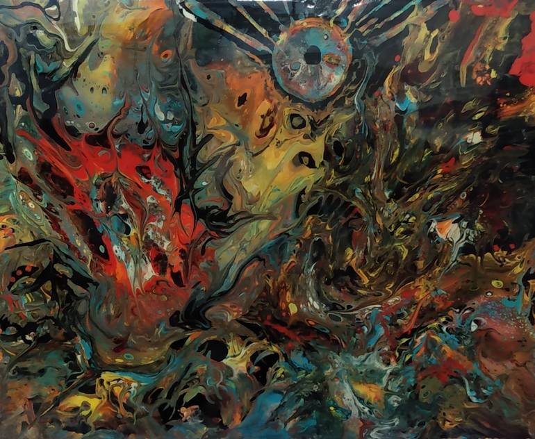 Post Apocalyptic Slurpee Painting by South Heathen | Saatchi Art