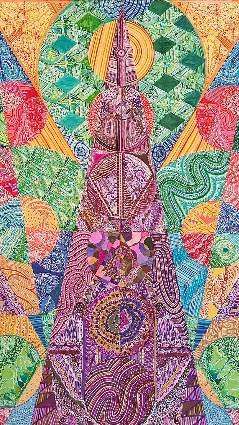 Spire Drawing by Nate Riggs | Saatchi Art