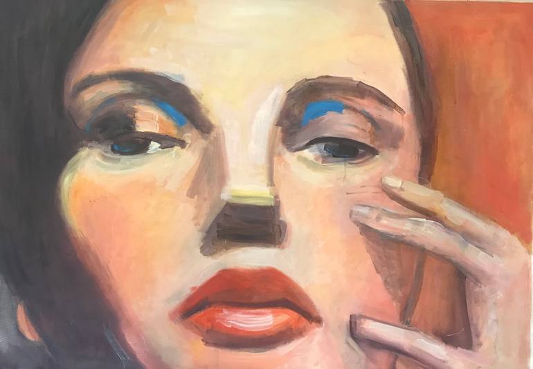 Gesicht (Netrebko) Painting by Ursula Stross | Saatchi Art