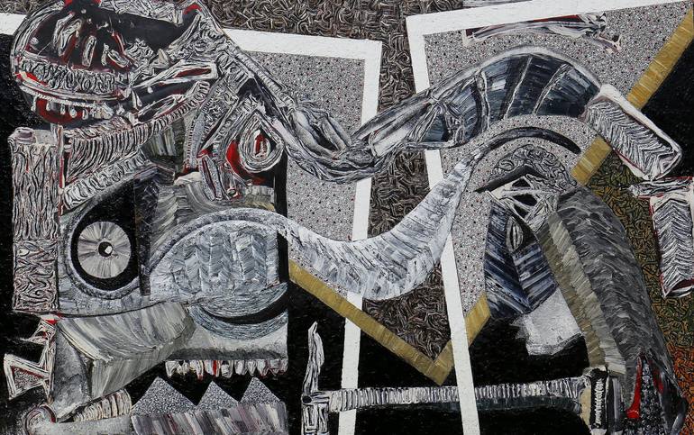 The Meet Painting by Robert Childs-Hurn | Saatchi Art