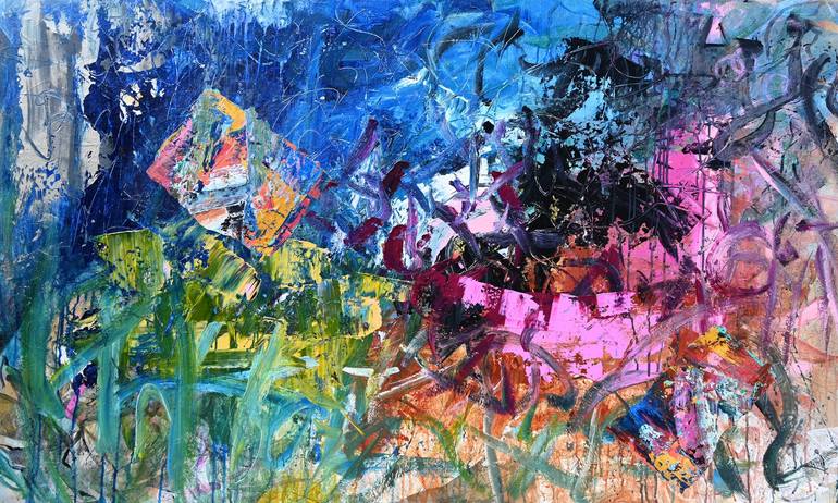 She's Come Undone Painting by Kim Karelson | Saatchi Art