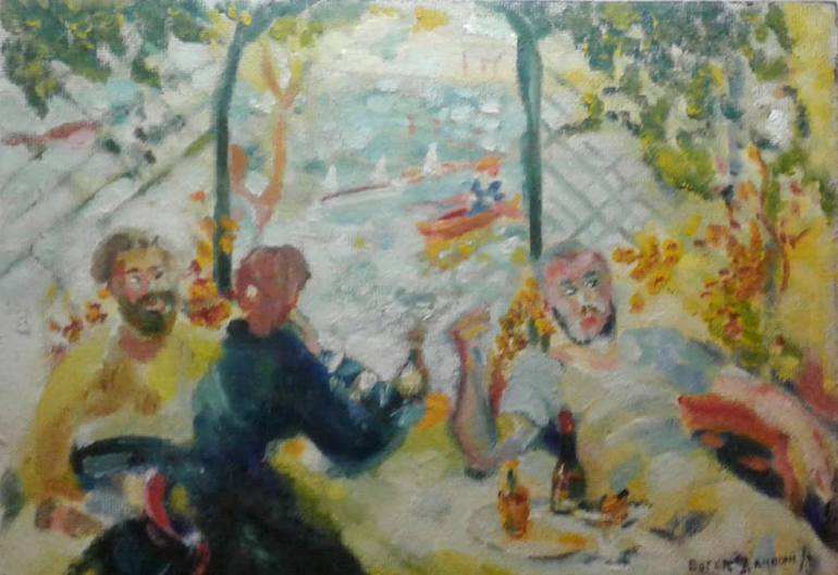 Comida a la orilla del río - (Serie Homenaje al Impresionismo ...